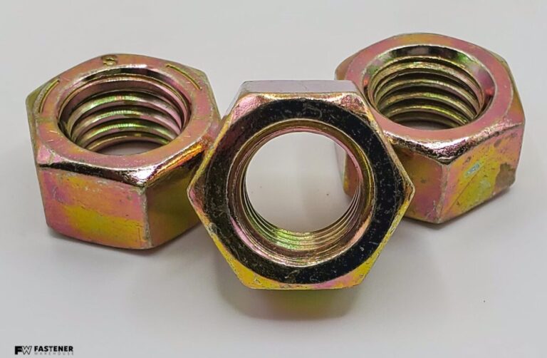 Heavy Duty 2H Nut Yellow Zinc - Fastener Warehouse